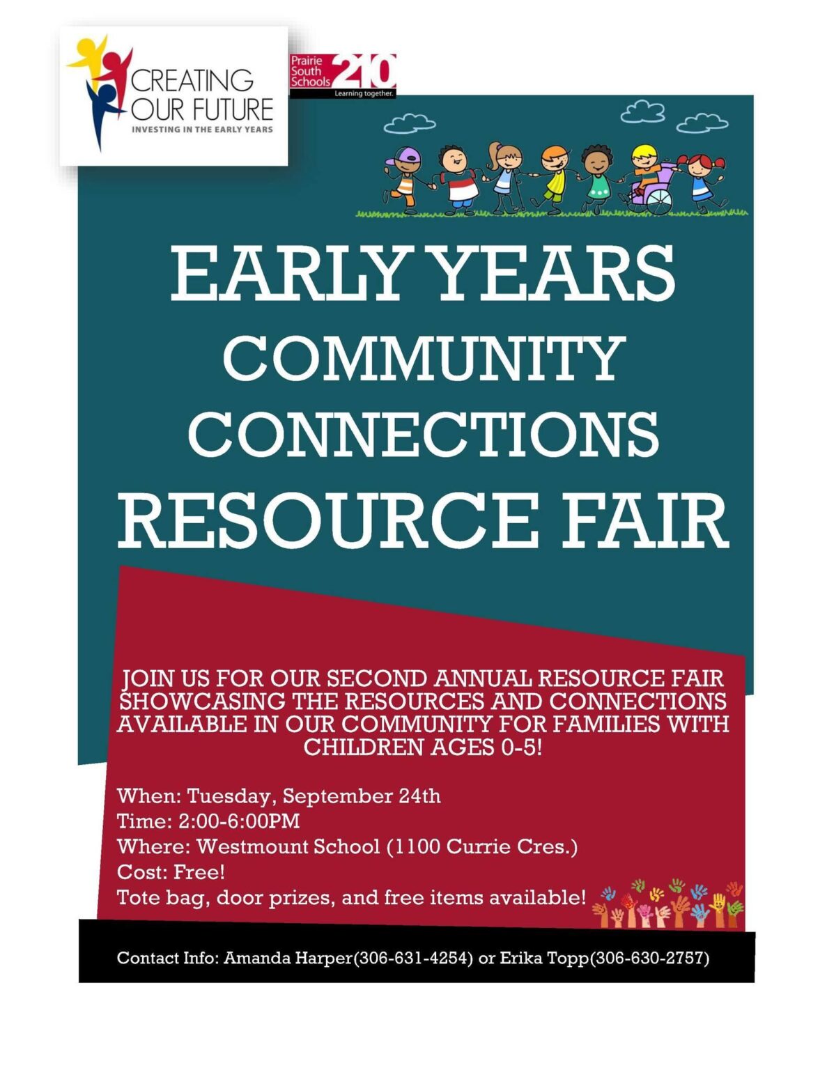 Early Years Community Connections Resource Fair – Westmount Elementary ...